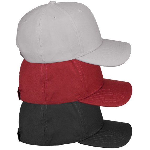 Daxton Premium Mid Profile Hat Semi Curved Visor Structured Cap 3 Pack ...