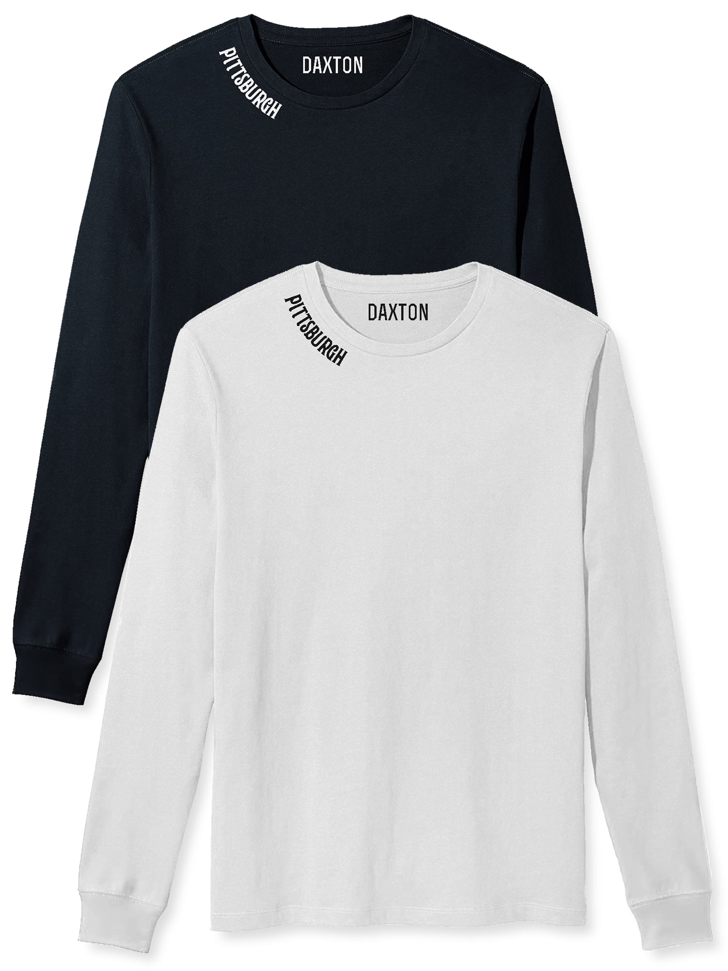 Daxton Premium Pittsburgh Men Long Sleeves T Shirt Ultra Soft Medium ...