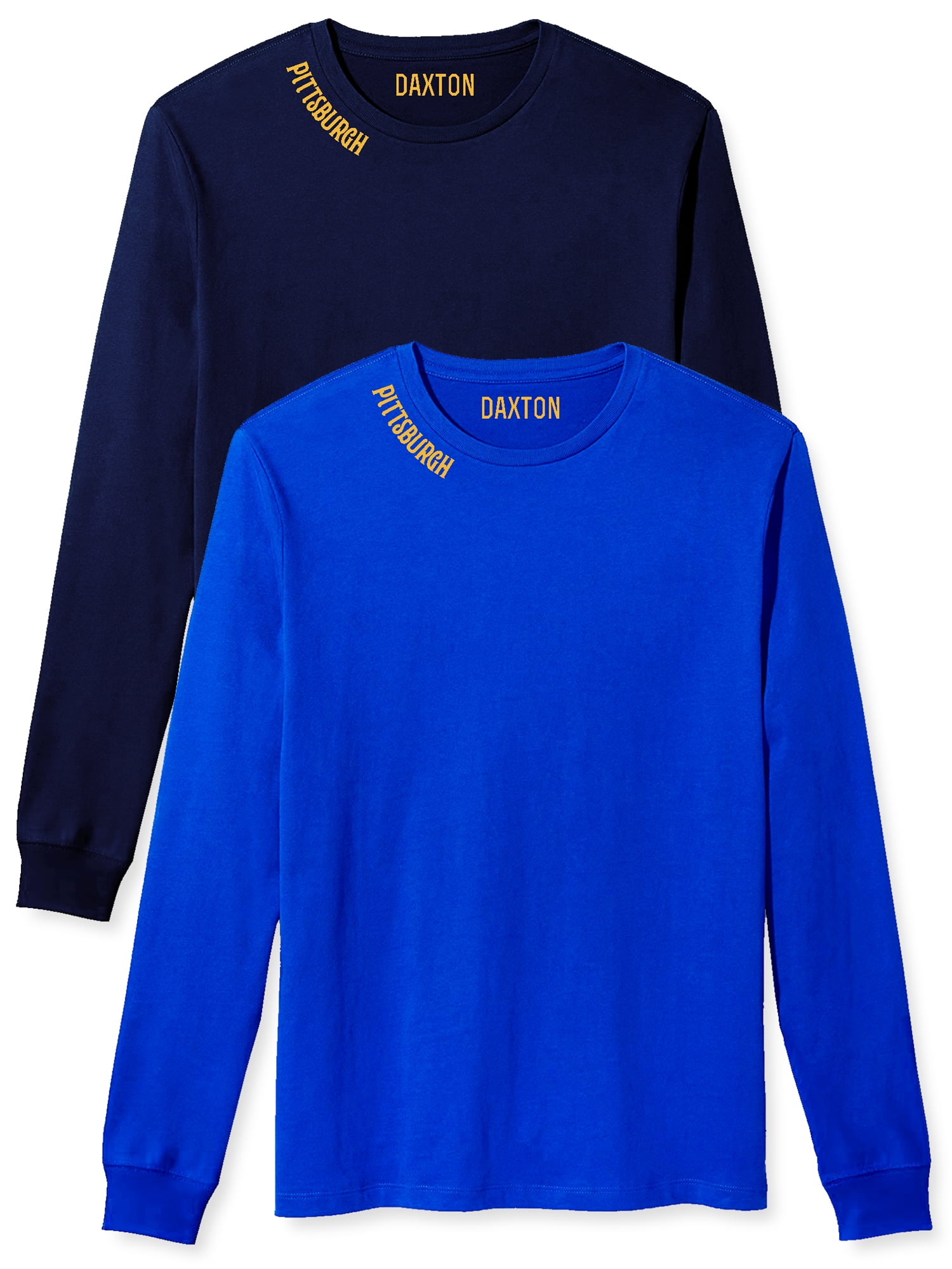 Daxton Premium Pittsburgh Men Long Sleeves T Shirt Ultra Soft Medium ...