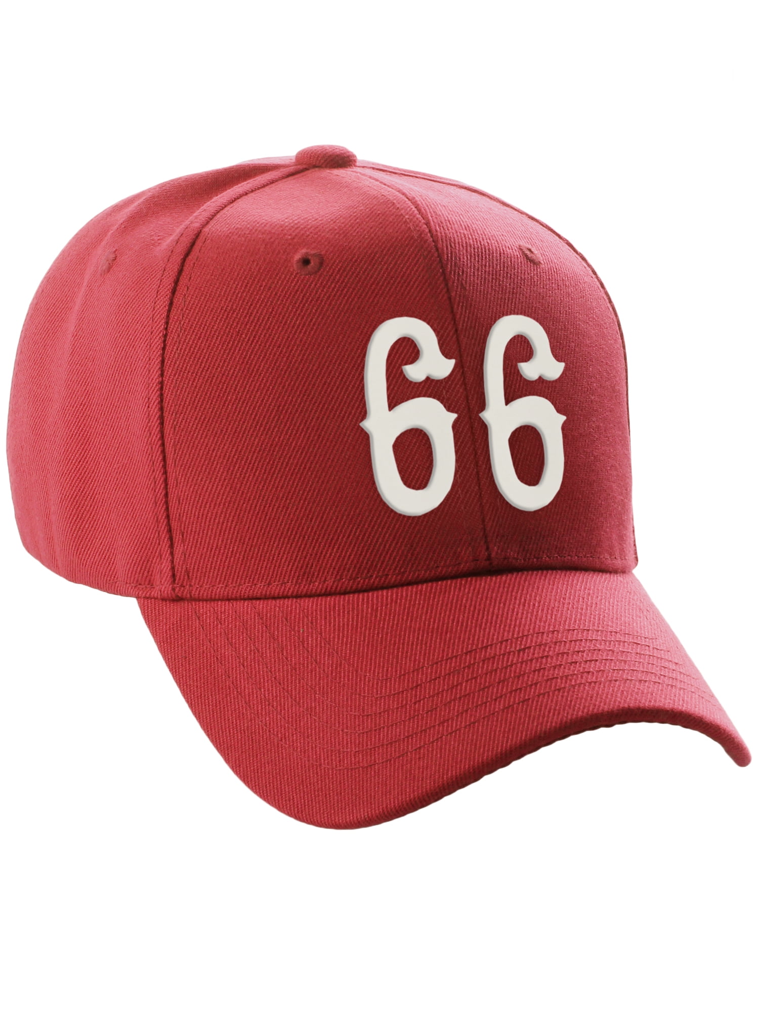 Daxton StructuWhite Baseball Hat Cap Curved Visor Vintage Custom Number ...