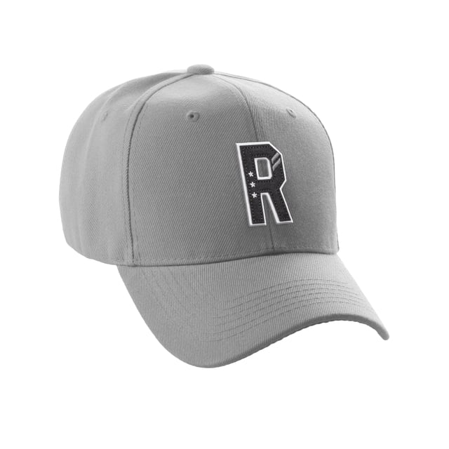 Daxton Structured Baseball Hat Cap 3D Alphabet A to Z Letter Number ...