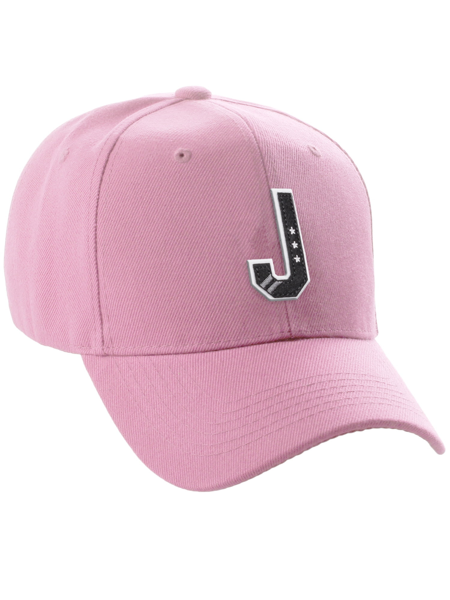 Daxton Structured Baseball Hat Cap 3D Alphabet A to Z Letter Number ...