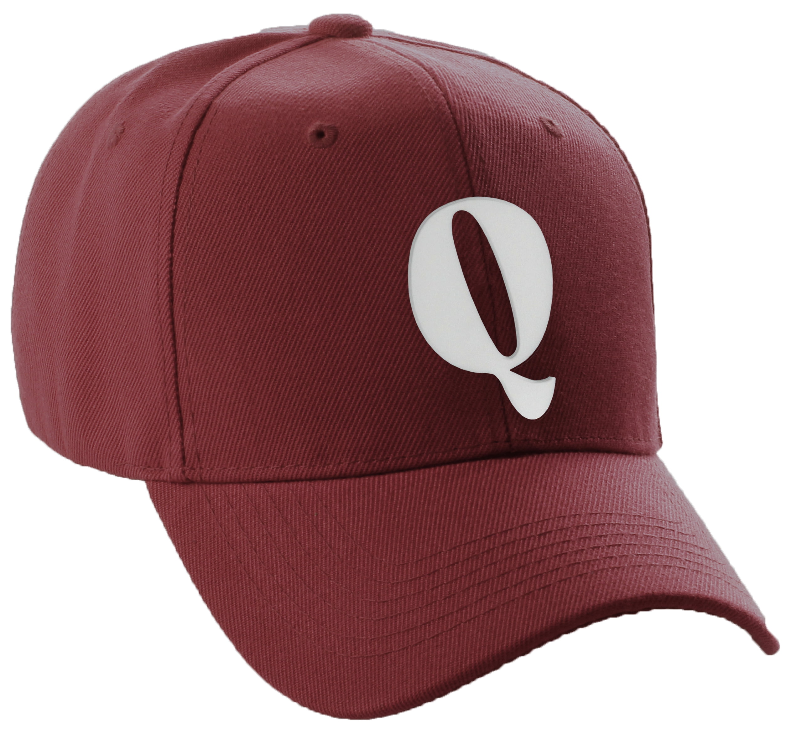 Daxton Structured Curve Visor Bill Baseball Hat 3D Capital Alphabet ...