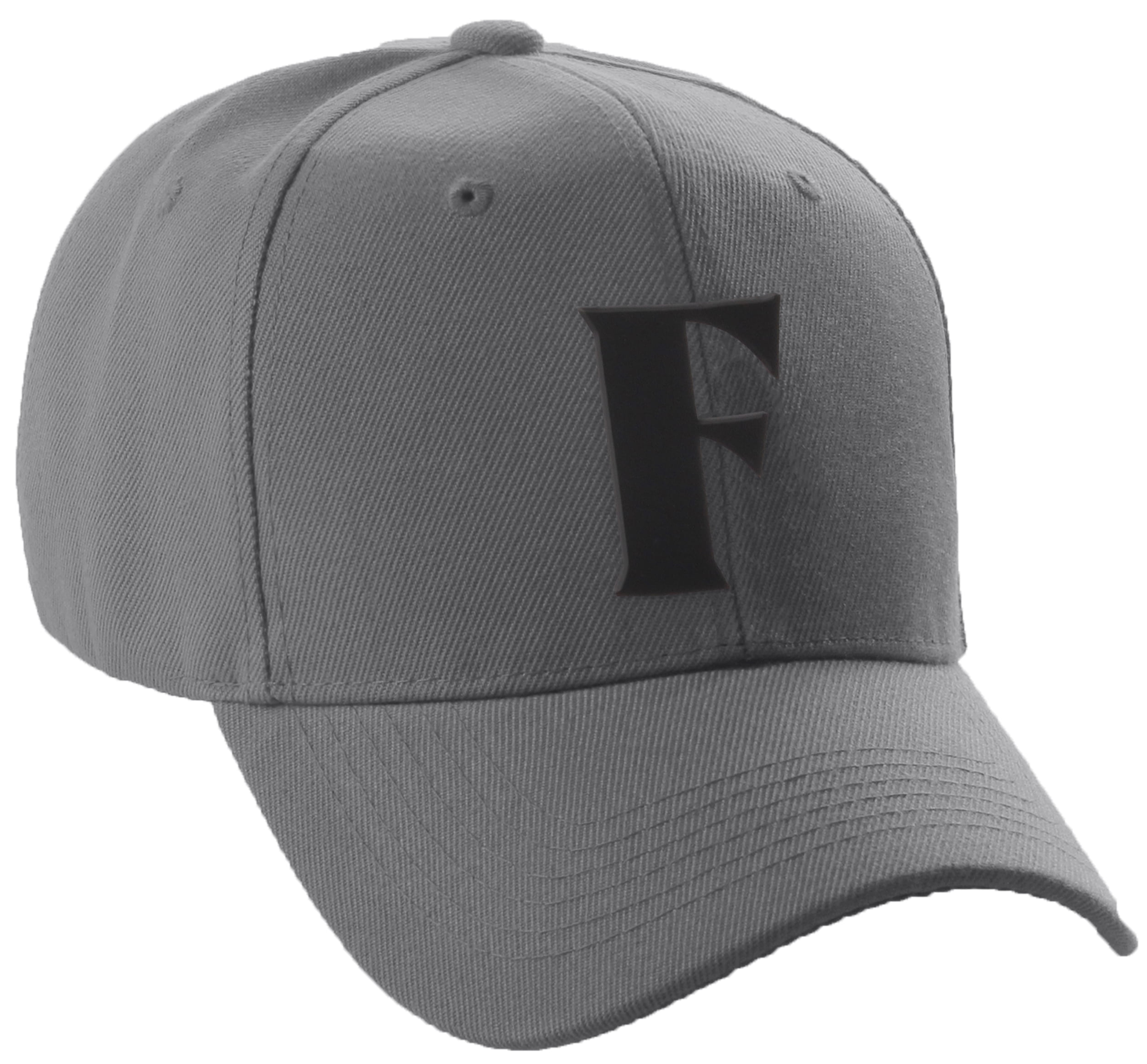 Daxton Structured Curve Visor Bill Baseball Hat 3D Capital Alphabet ...