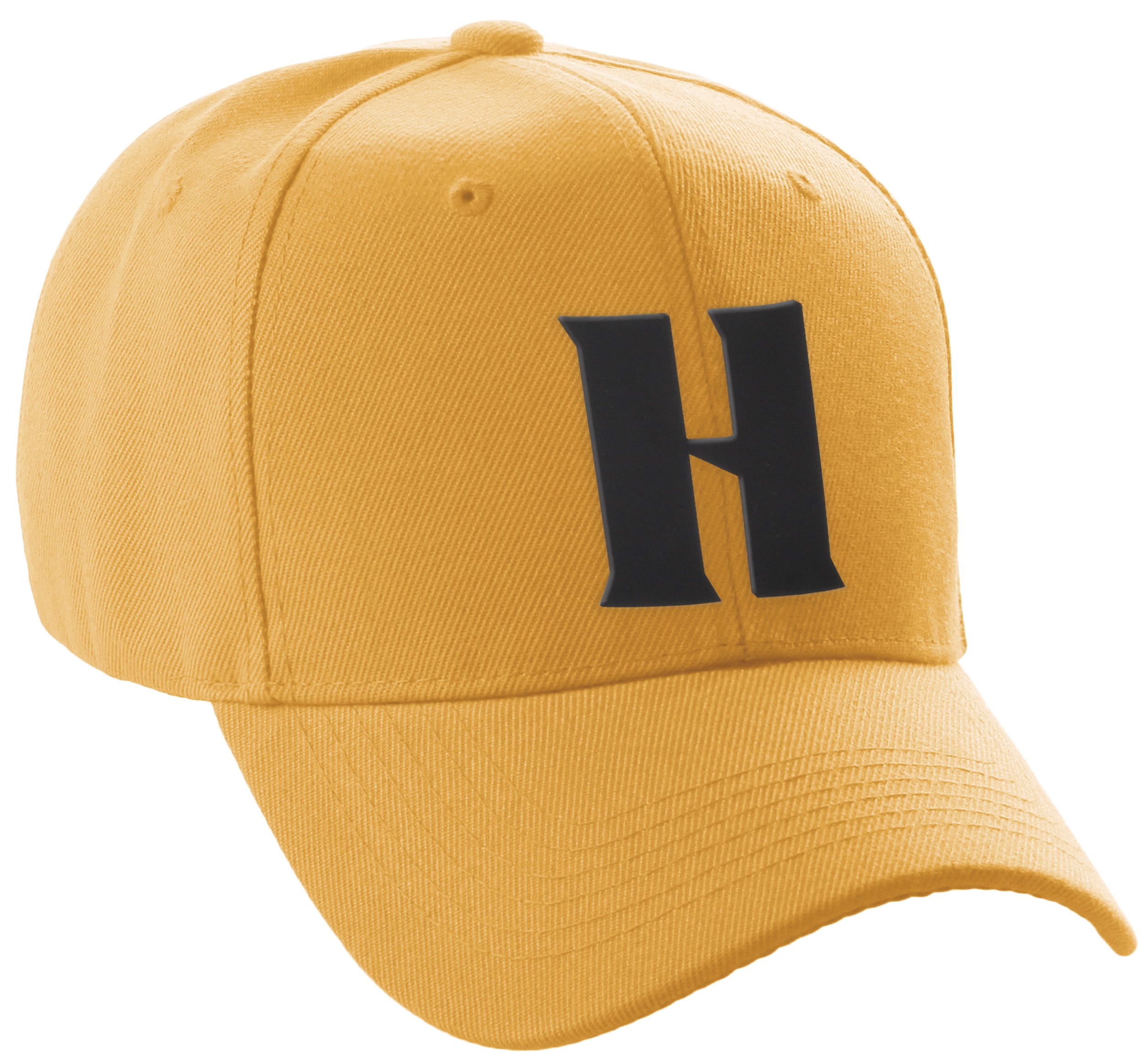 Daxton Structured Curve Visor Bill Baseball Hat 3D Capital Alphabet ...