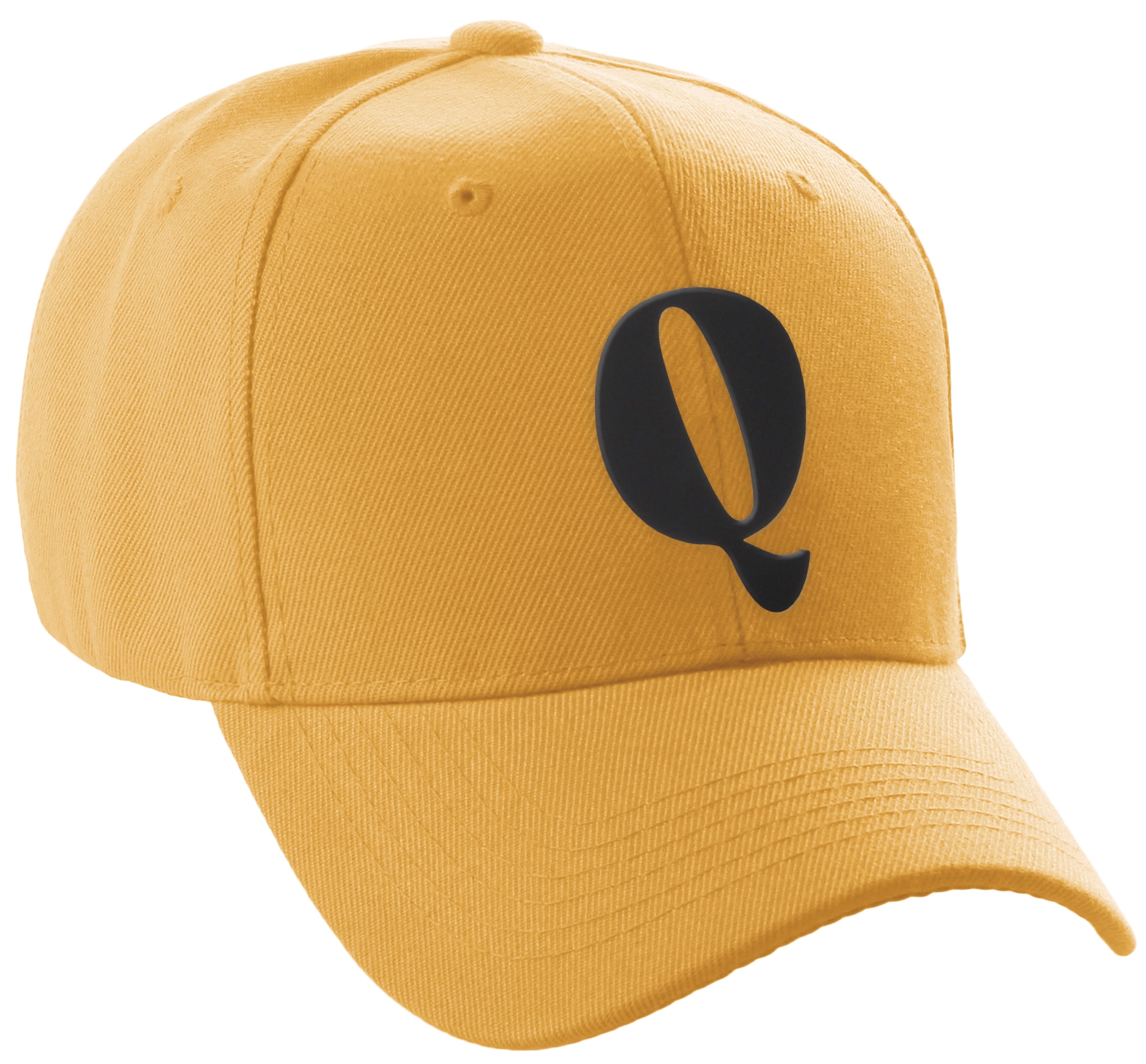 Daxton Structured Curve Visor Bill Baseball Hat 3D Capital Alphabet ...
