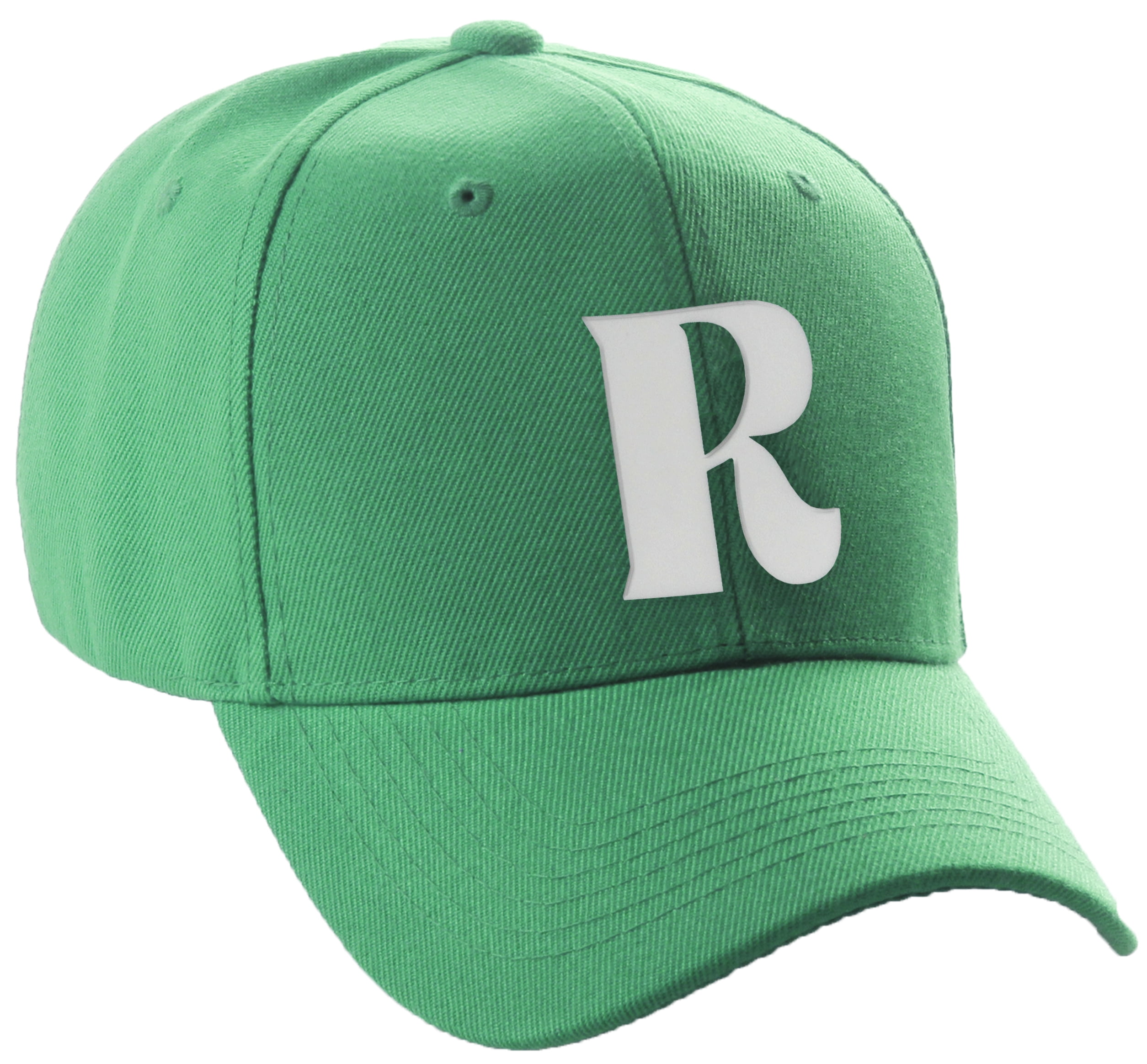 Daxton Structured Curve Visor Bill Baseball Hat 3D Capital Alphabet ...