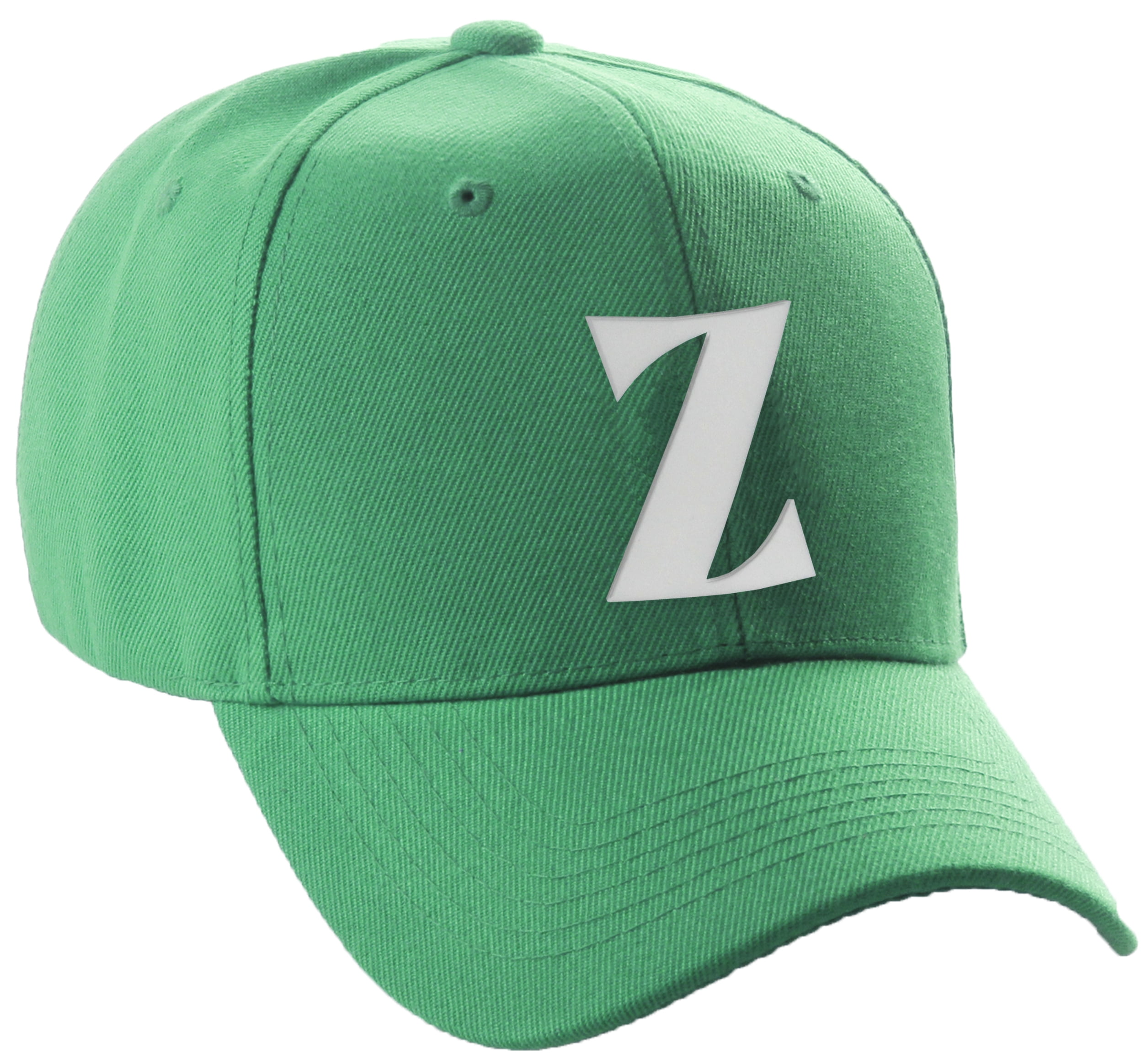 Daxton Structured Curve Visor Bill Baseball Hat 3D Capital Alphabet ...