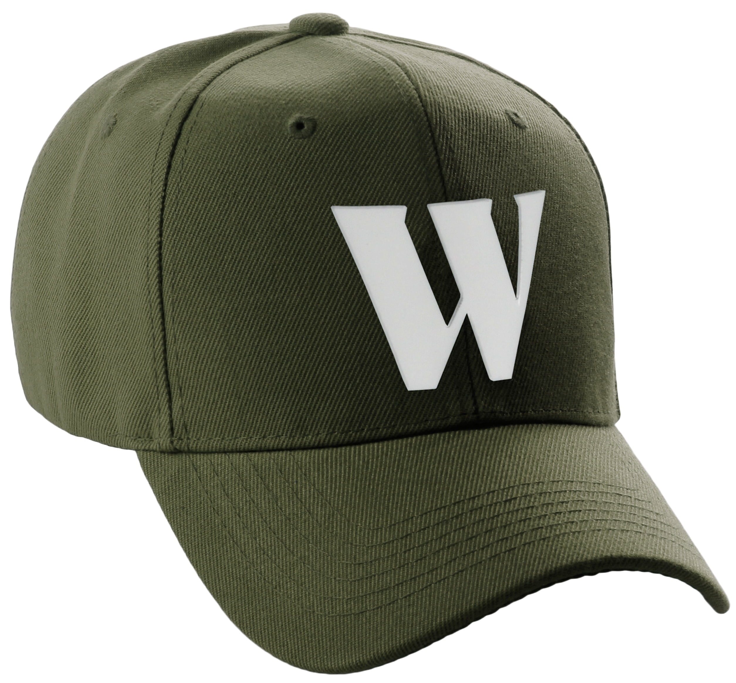 Daxton Structured Curve Visor Bill Baseball Hat 3D Capital Alphabet ...