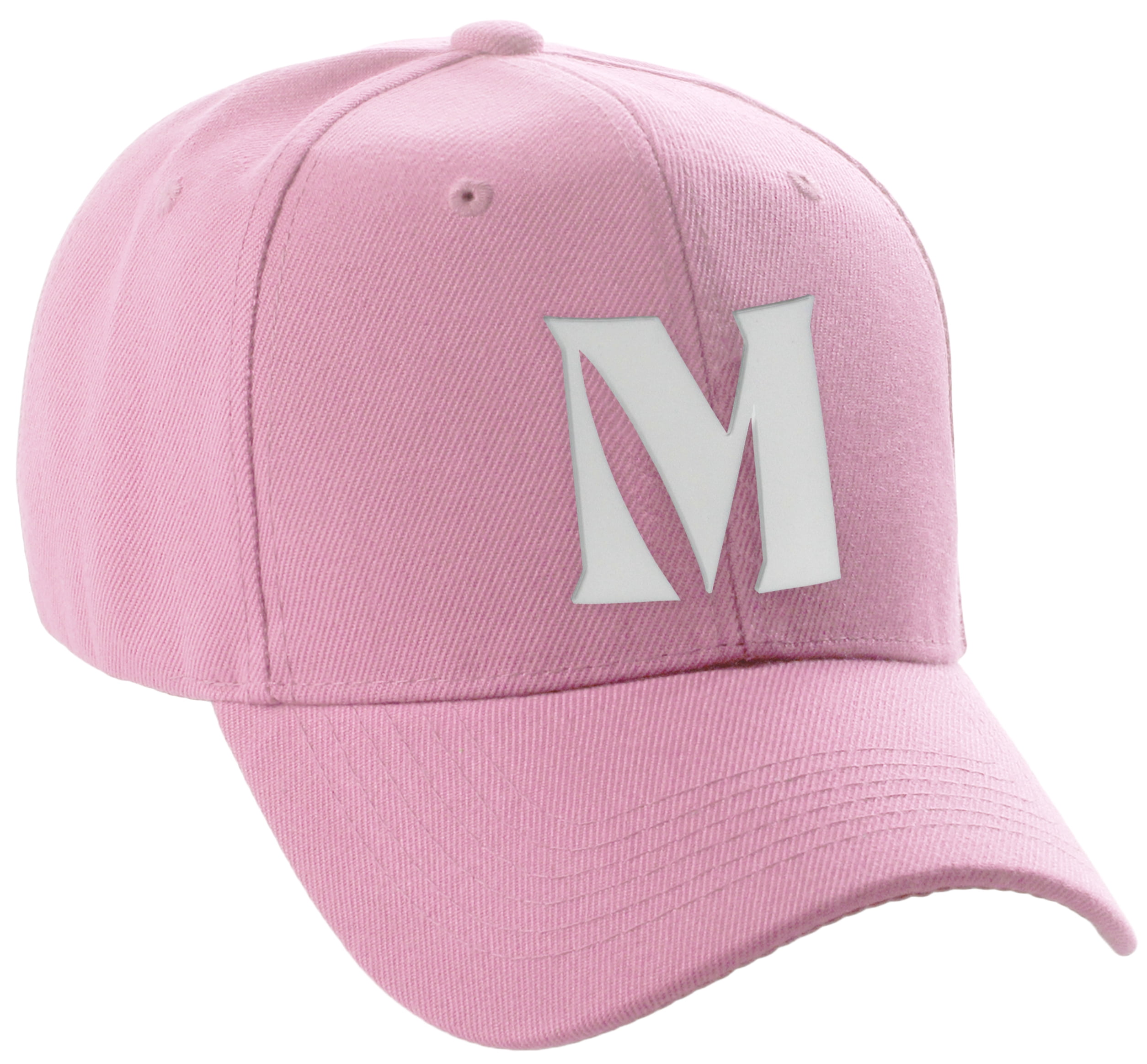 Daxton Structured Curve Visor Bill Baseball Hat 3D Capital Alphabet ...