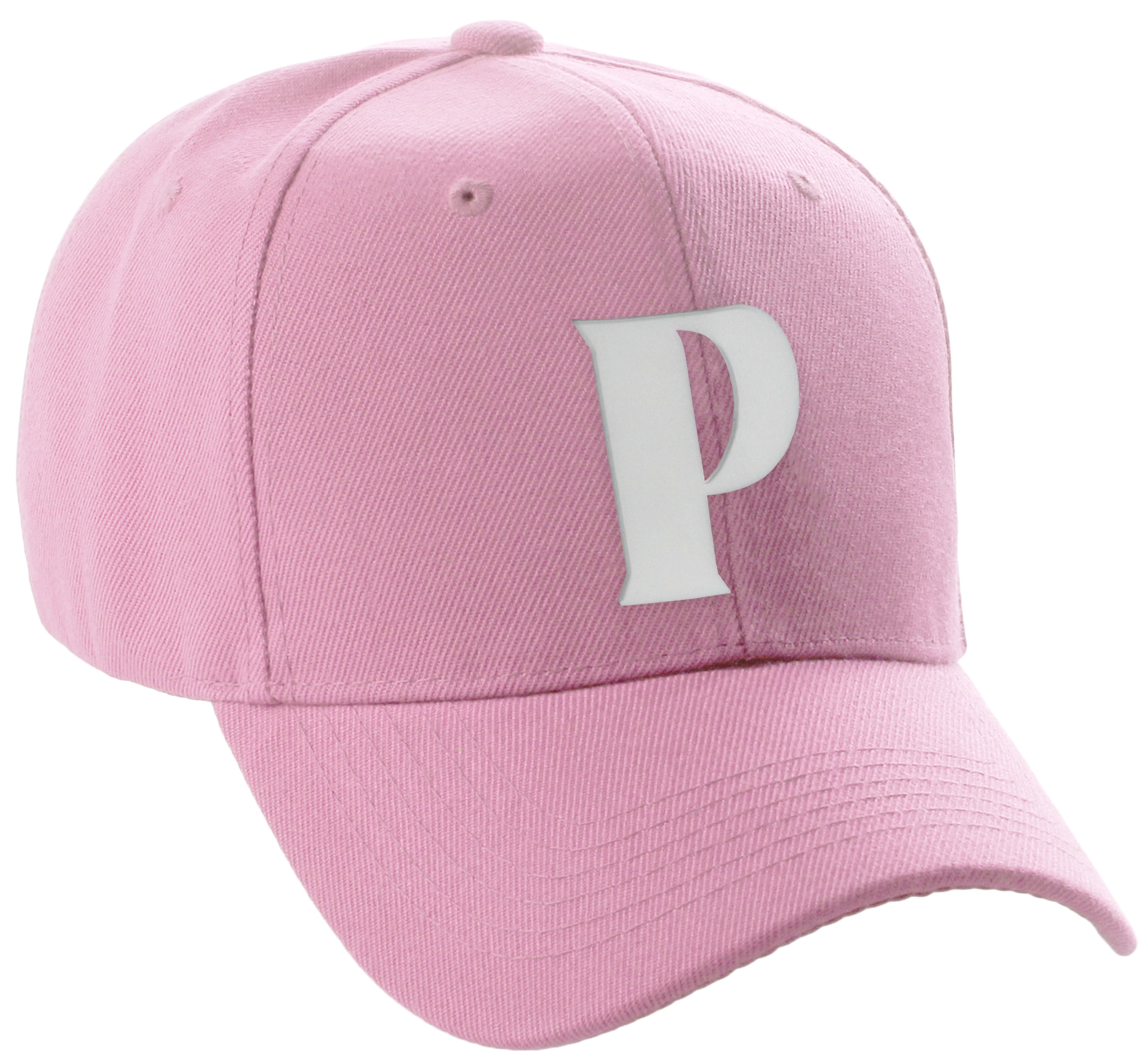 Daxton Structured Curve Visor Bill Baseball Hat 3D Capital Alphabet ...