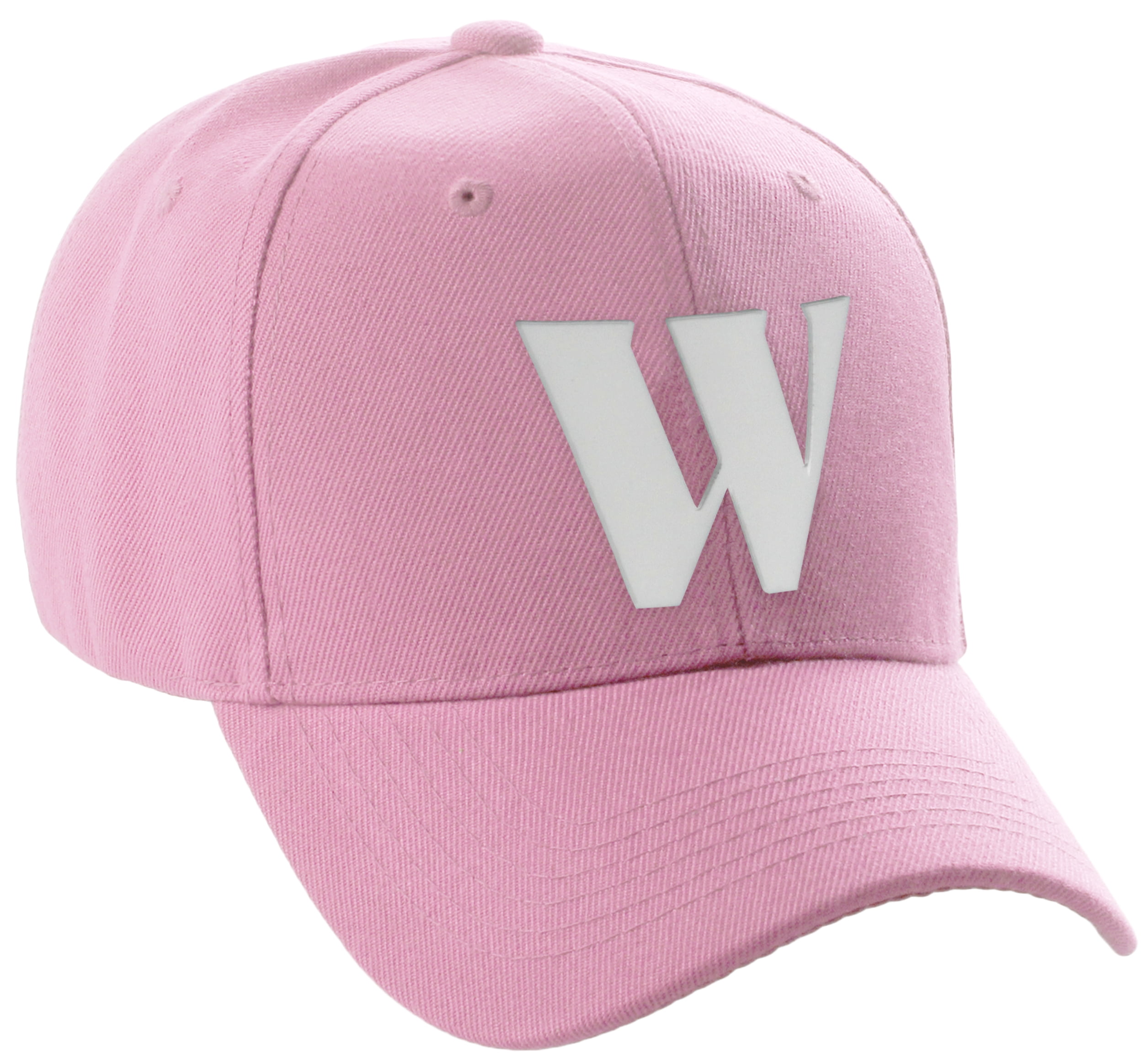 Daxton Structured Curve Visor Bill Baseball Hat 3D Capital Alphabet ...