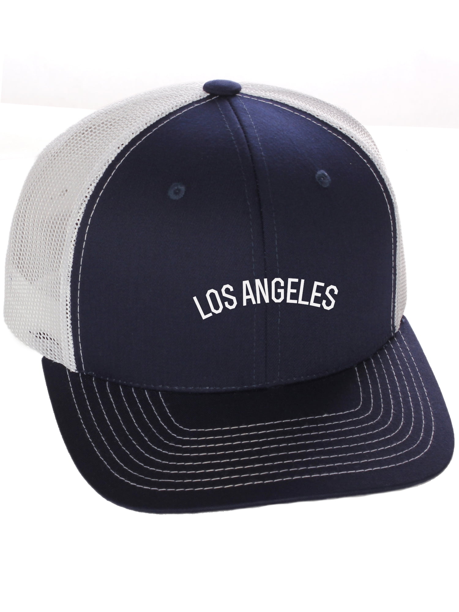Daxton USA Cities Trucker Mesh Structured Hat Mid Profile Snapback Cap ...