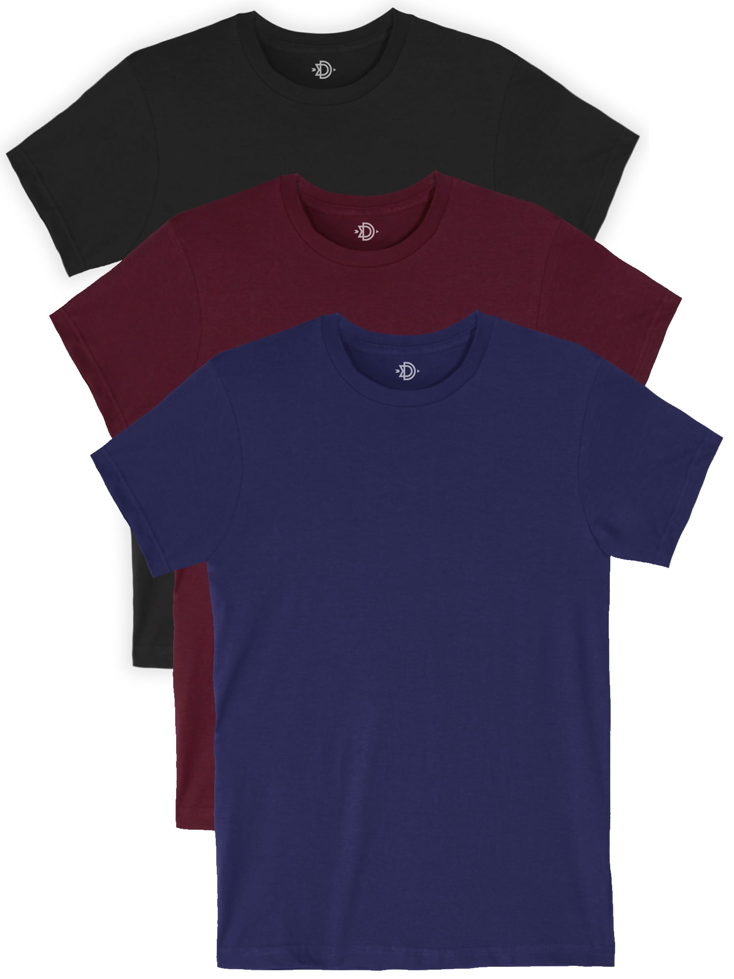 Daxton Youth Size Short Sleeve Tee Basic Tshirt Tops Packs-Black ...