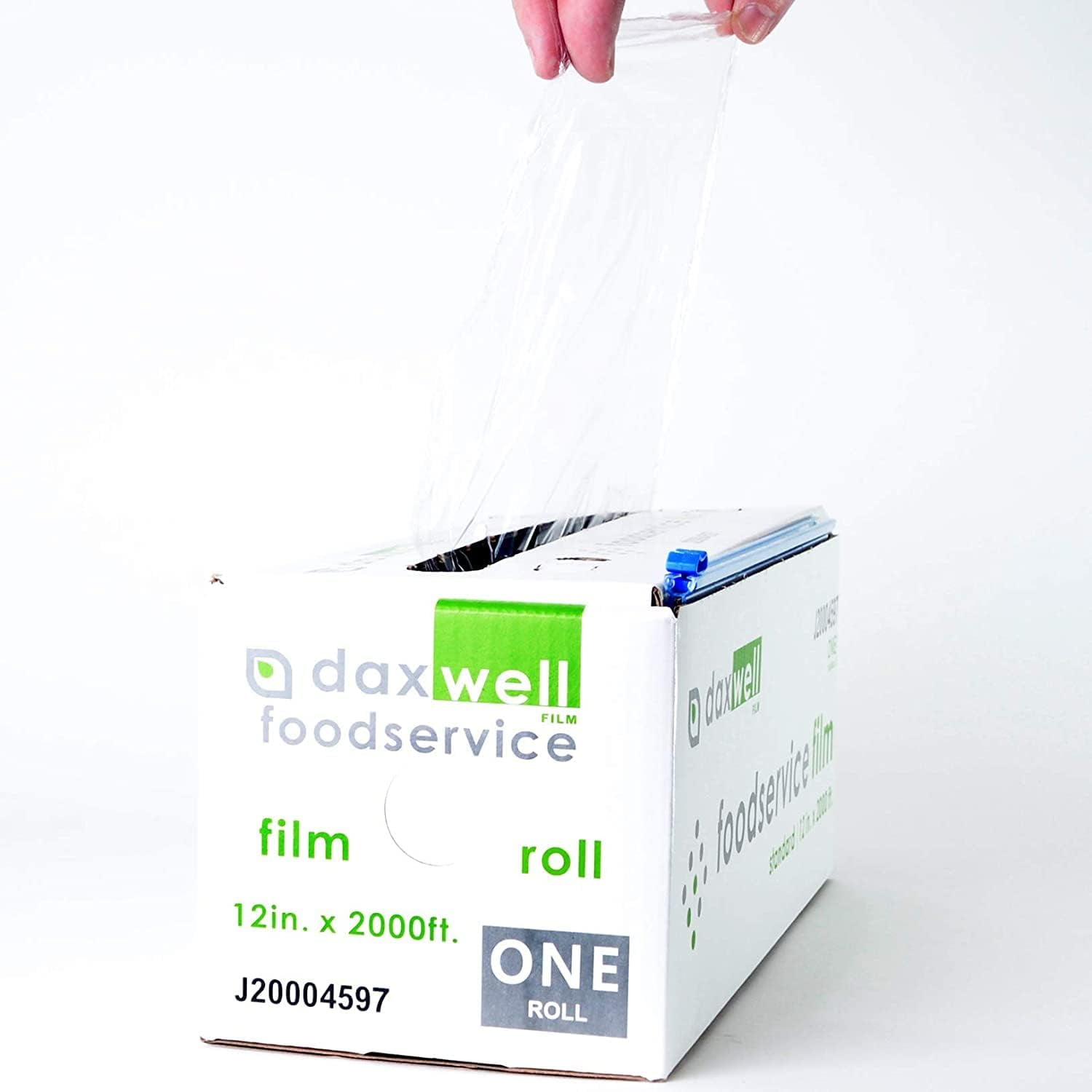 Daxwell Foodservice Film Roll, PVC, 12 Inches by 2000 Feet, Clear, with ...