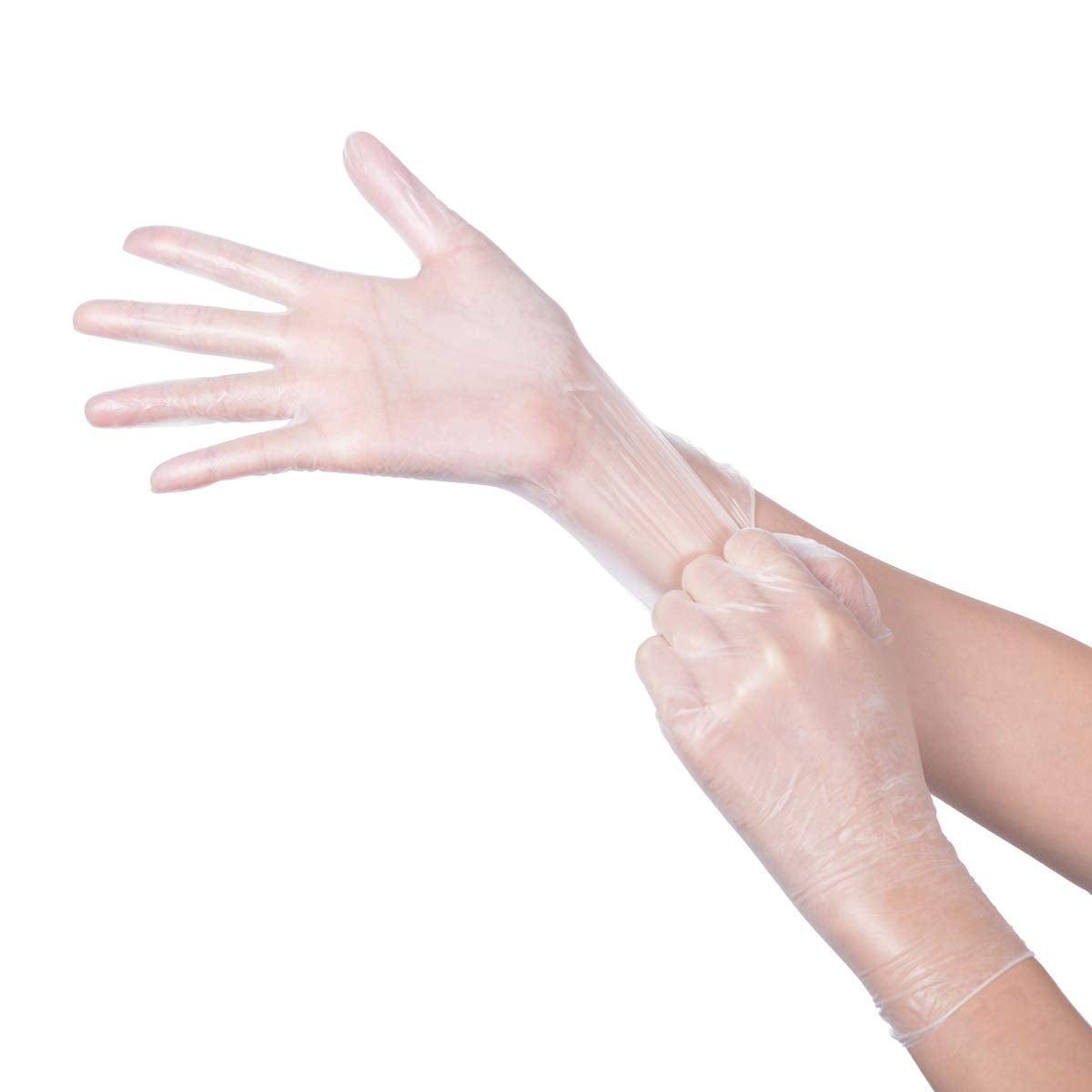 Daxwell Vinyl Gloves, Powder Free, Medium, Clear, F10001748 (Case of 1,000, 10 Boxes of 100 ...