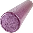 Champion Sports WL36HDPL 36 in. High-Density Solid Foam Roller, Purple ...