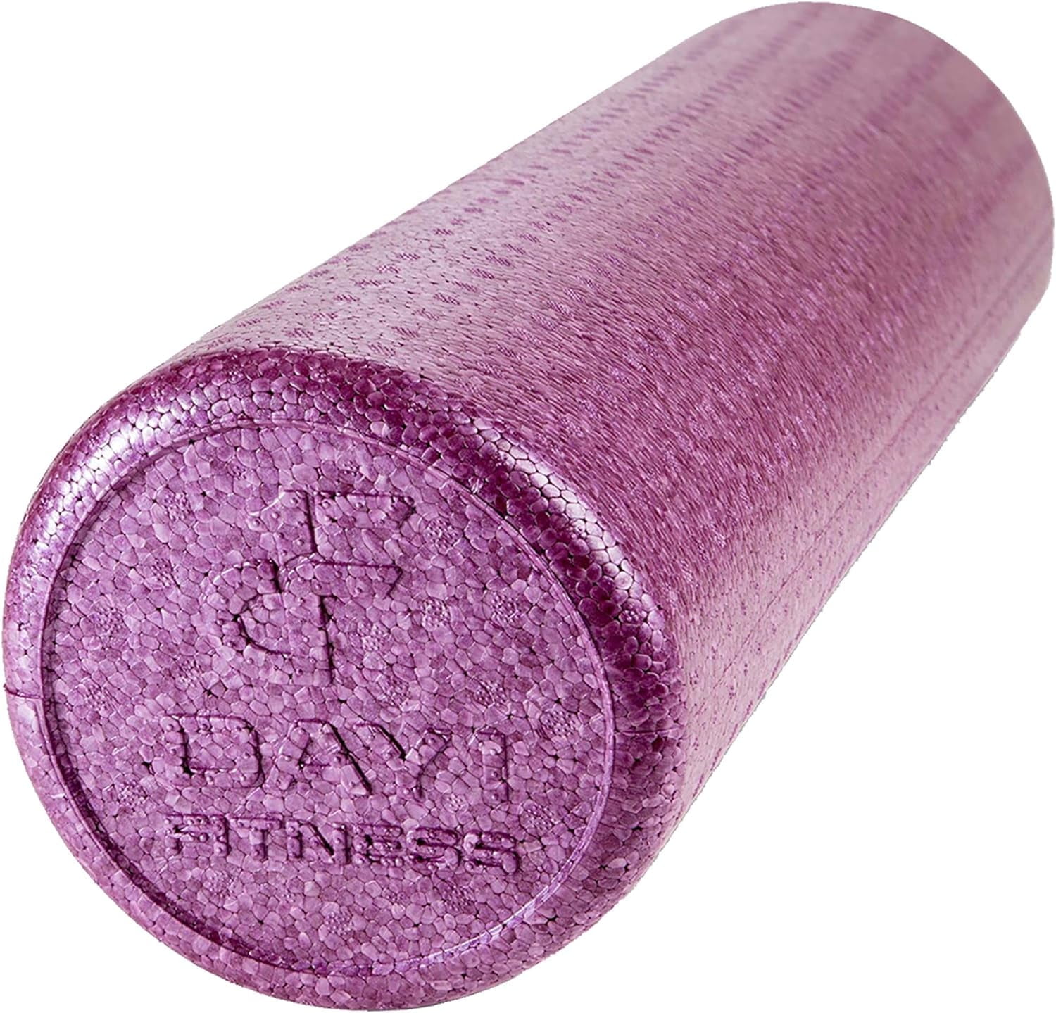Champion Sports WL18HDPL 18 in. High-Density Solid Foam Roller, Purple ...