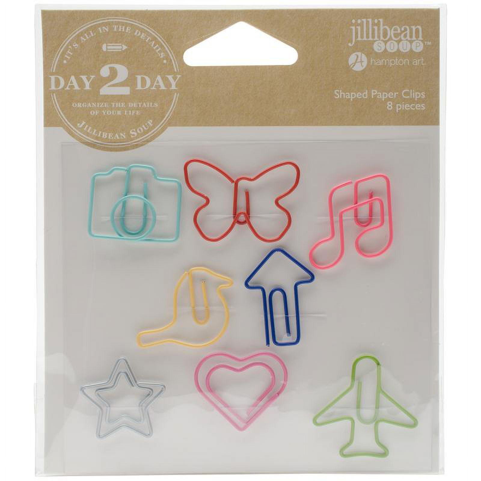 Day 2 Day Planner Shaped Clips 8pk, Everyday - Walmart.com