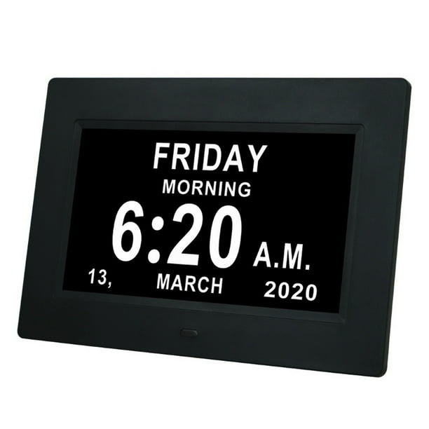 Day And Date For Elderly, Clocks For Seniors, Dementia Clock, Digital ...