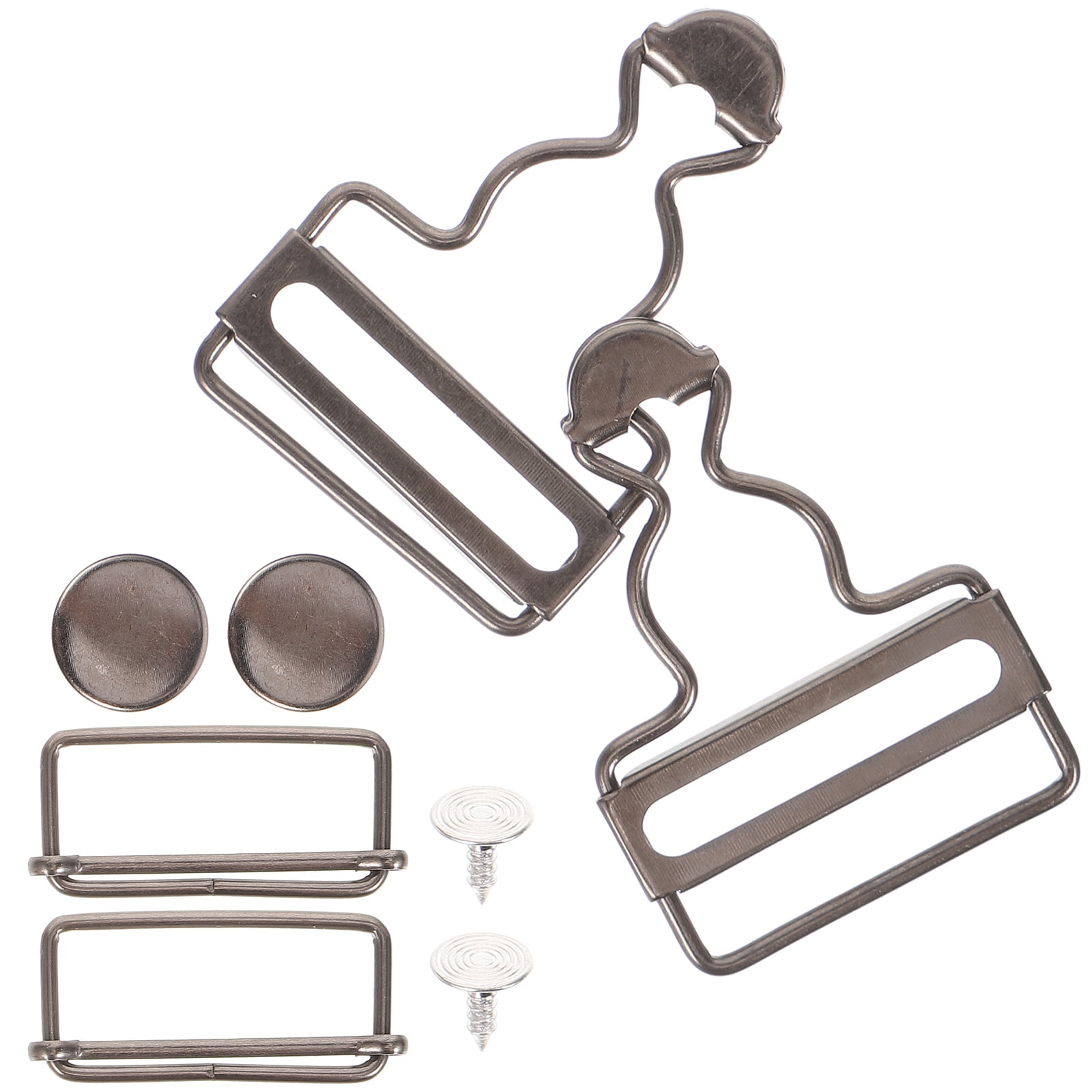 Day Buckle Metal Accessories Backpack for Women Brass Overalls Fastener ...