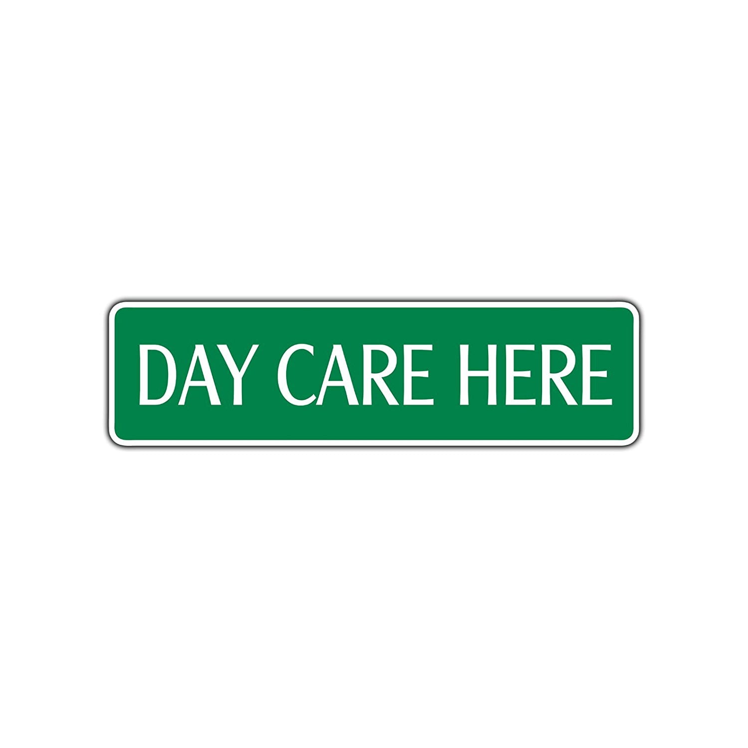 Day Care Here Aluminum Metal Street Sign Center Door Gate Home Garage ...