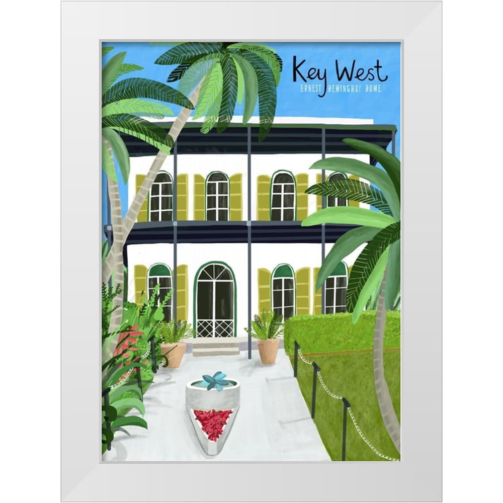 Day, Carla 24x32 White Modern Wood Framed Museum Art Print Titled - Key ...
