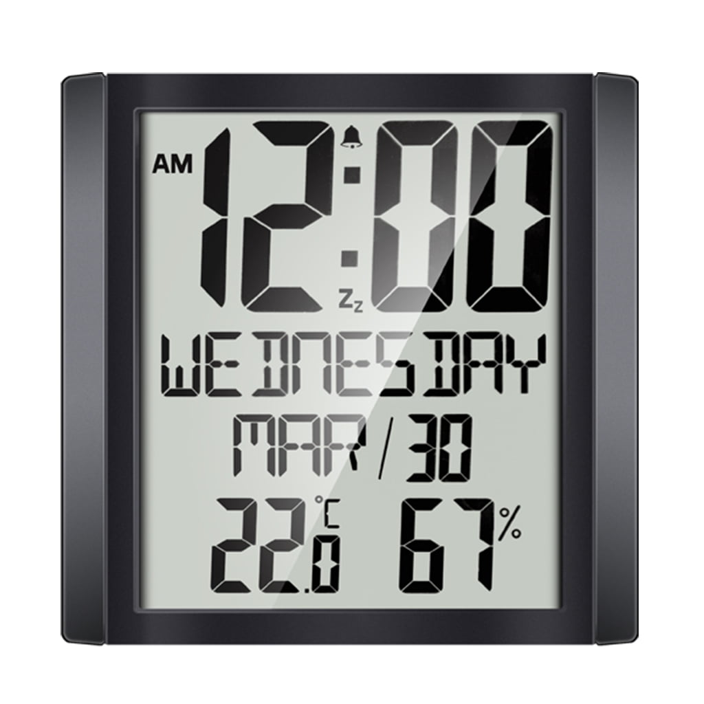 Day Clock Large Digital Clock Large Display with Date Day of the Week ...