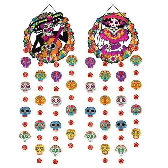 Burlap Day of The Dead Banner for Day of The Dead Decorations - Dia De ...