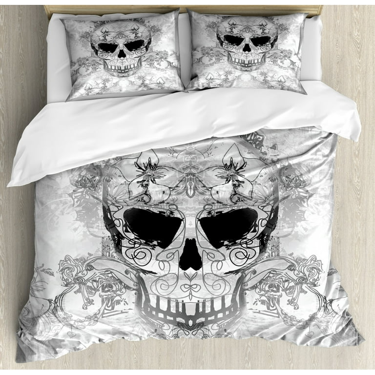 skull single bedding