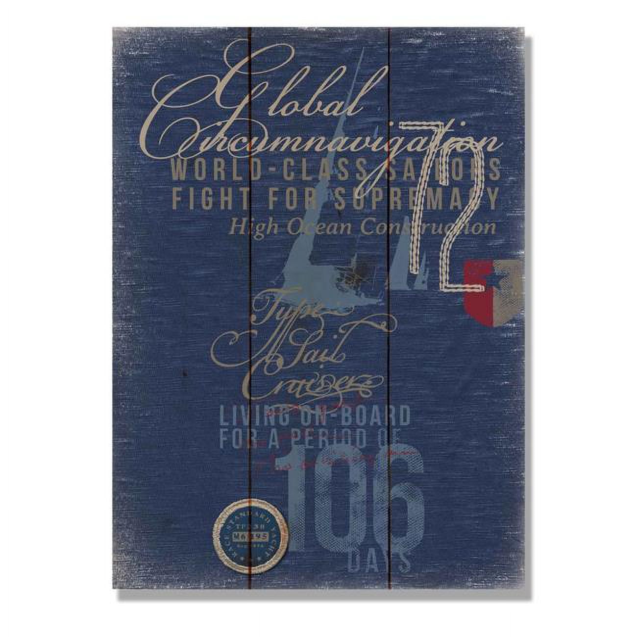 Day Dream HQ WGCW1115 11 x 15 in. Global Circumnavigation World Wall ...