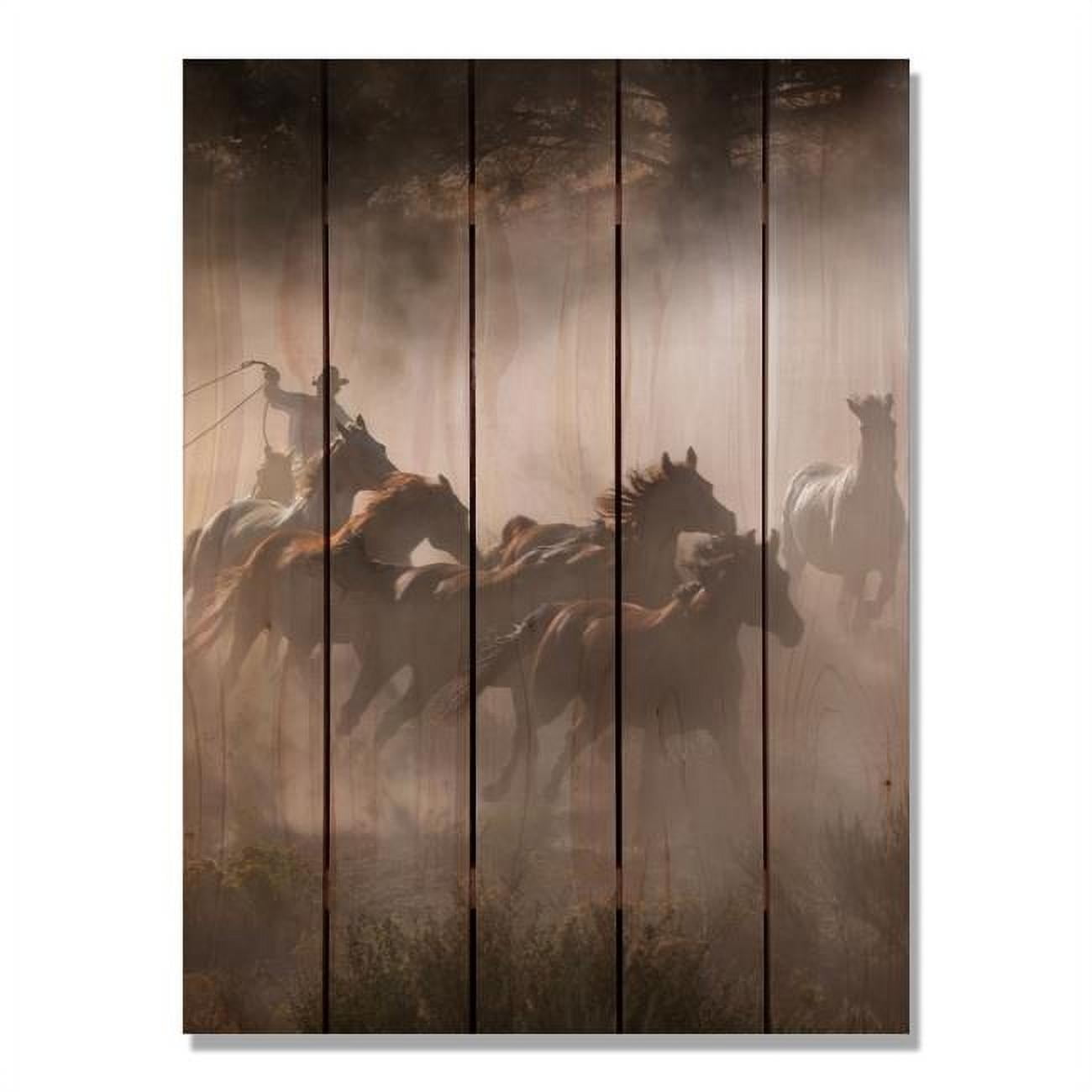 Day Dream RH2836 28 x 36 in. Raw Hide Inside & Outside wood Wall Art ...