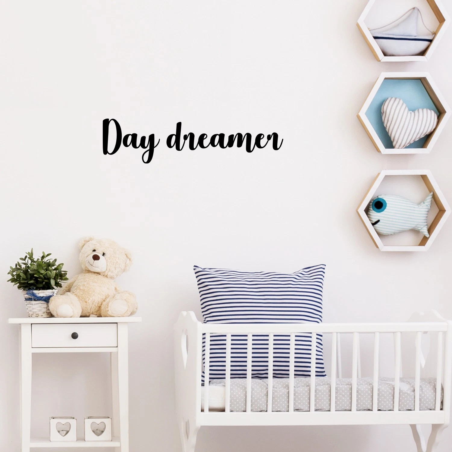 Day Dreamer Black 6" 25" Wall Art Decal Vinyl Sticker - Walmart.com