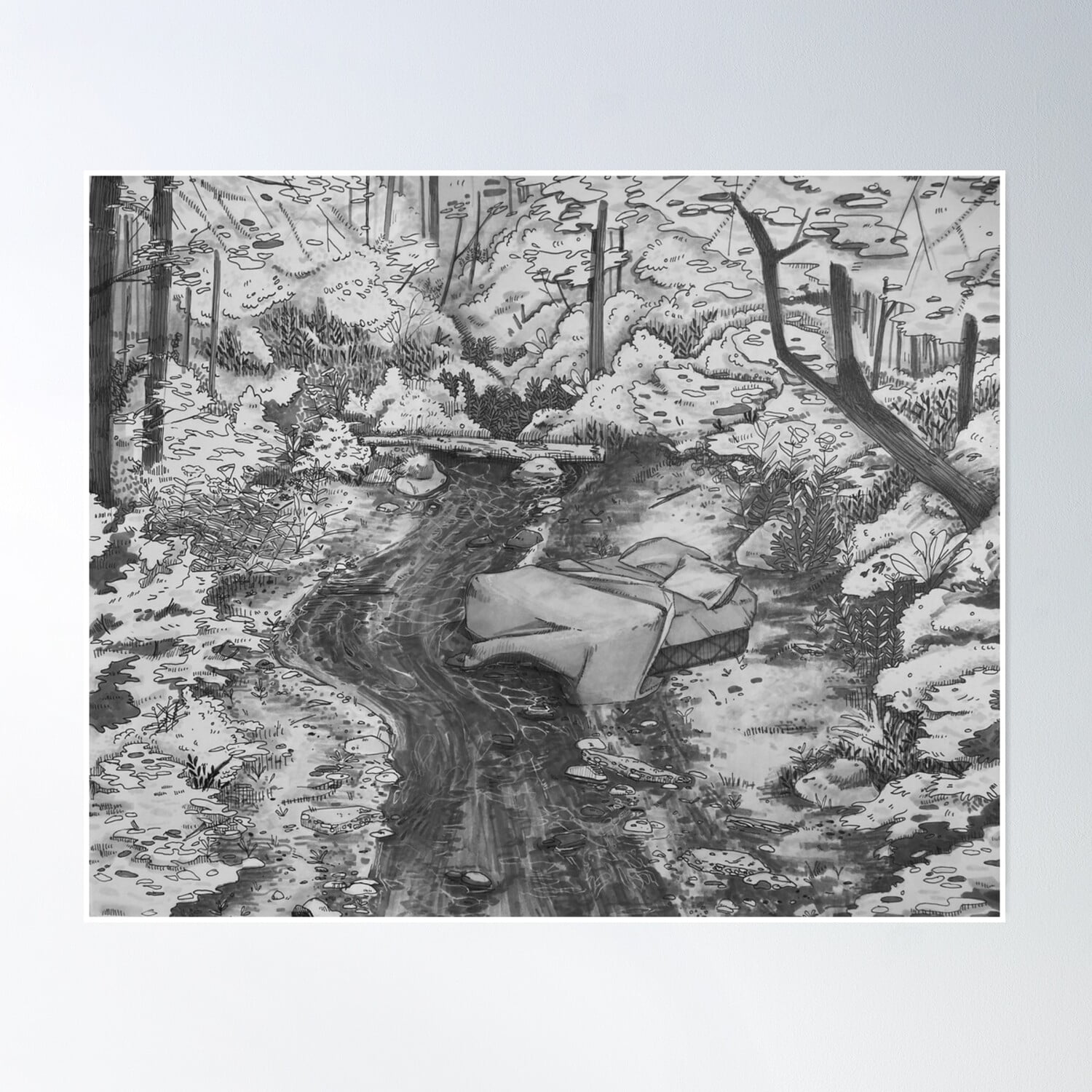 Day Dreaming Poster Wall Art, Modern Wall Decor, 24x36 UNFRAMED ...