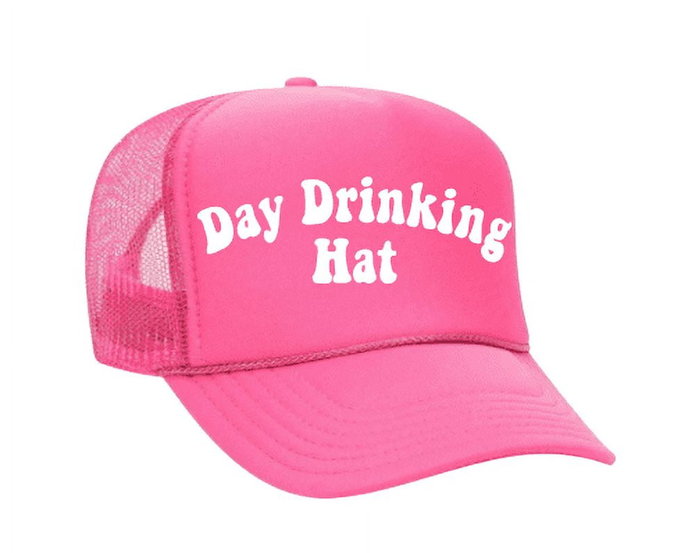 Day Drinking hat Trucker hat Varsity font bride bridesmaid party crew ...
