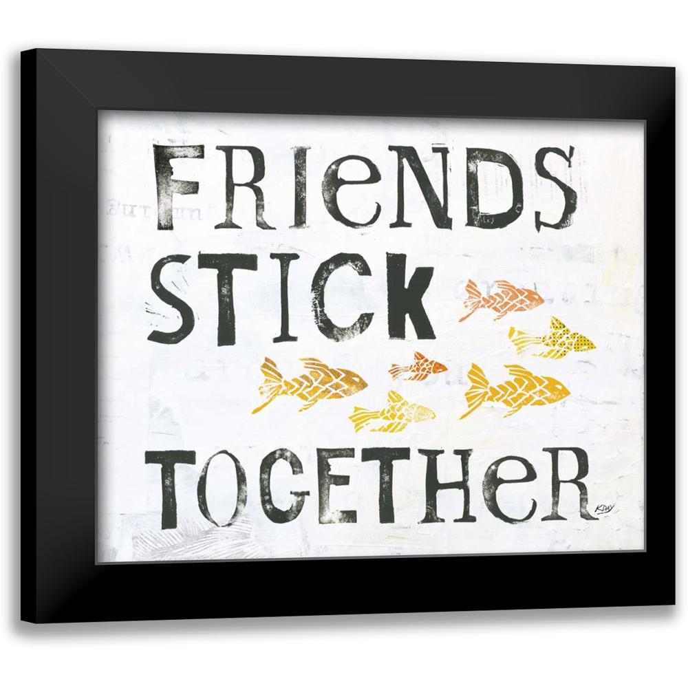 Day, Kellie 14x12 Black Modern Framed Museum Art Print Titled - Friends ...