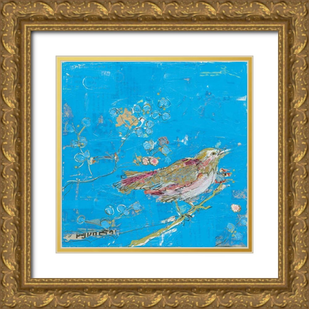 Day, Kellie 15x15 Gold Ornate Wood Framed with Double Matting Museum Art Print Titled - Birds of ...