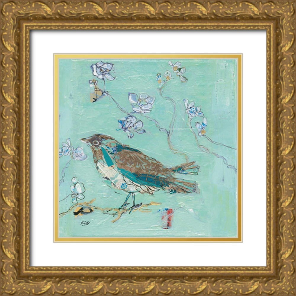 Day, Kellie 26x26 Gold Ornate Wood Framed with Double Matting Museum ...