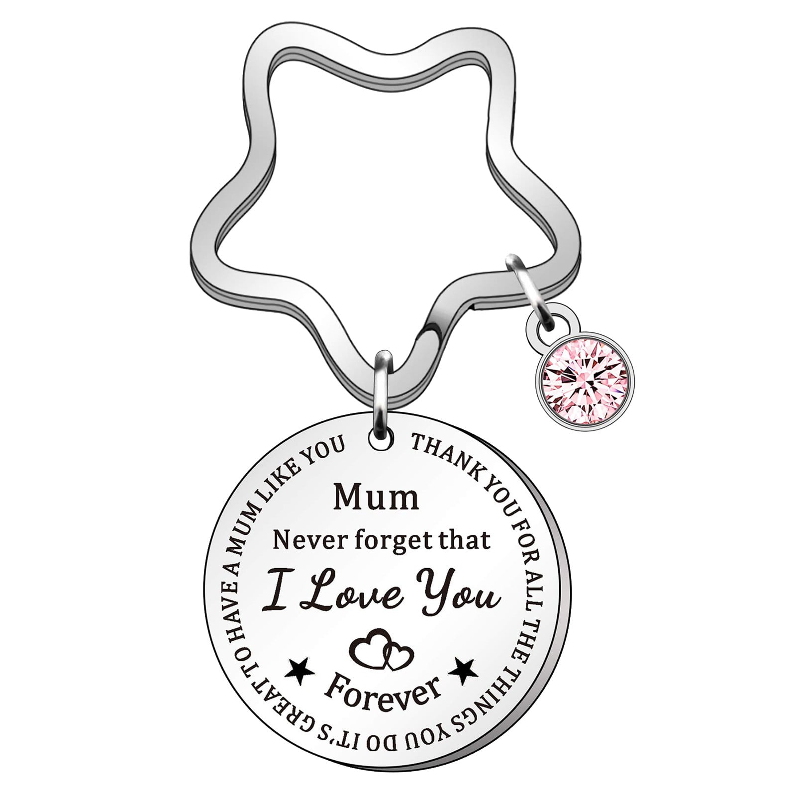 Mother's Day Gift Keychain Pendant Decoration,Day Keyring Daughter ...