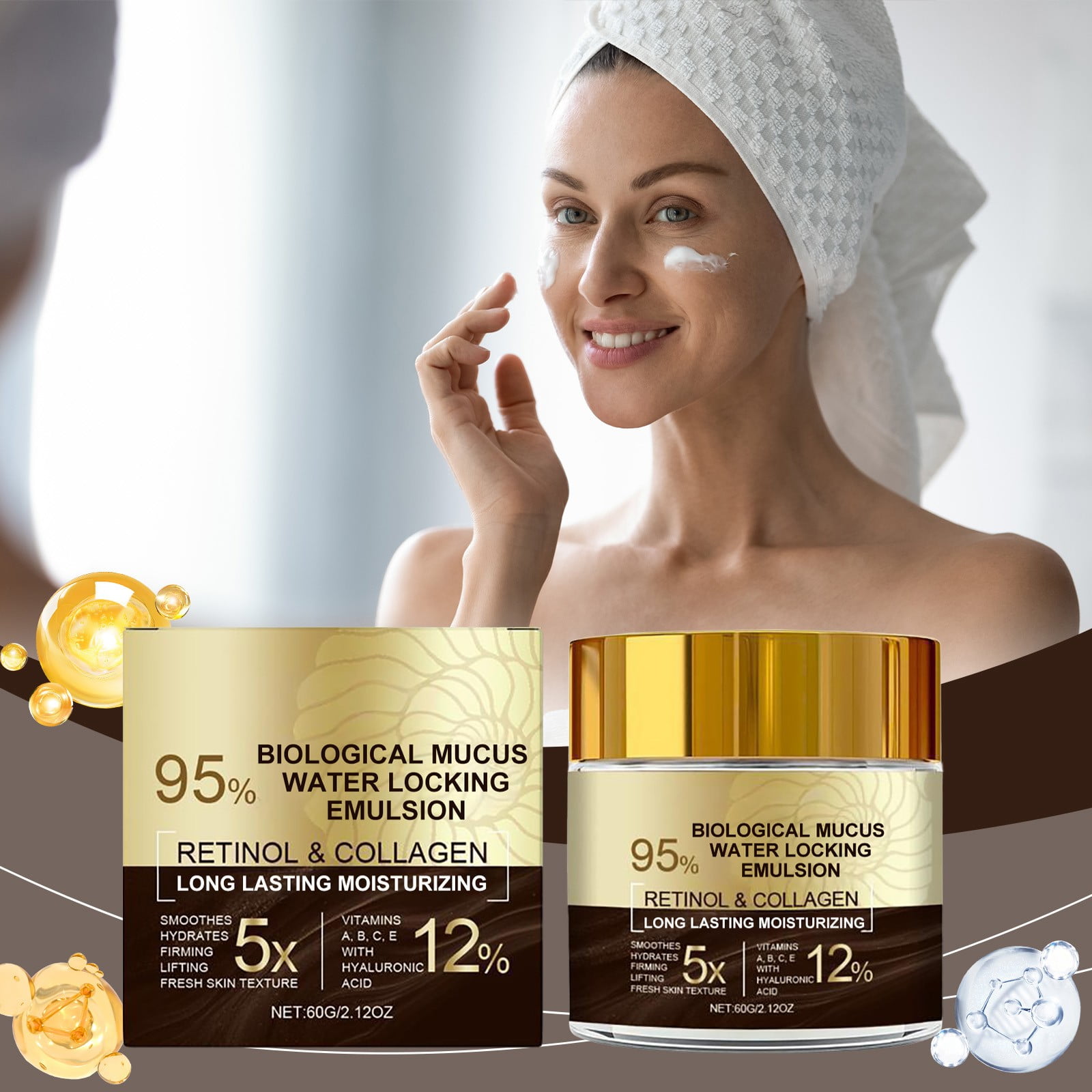 Day & Night Moisturizing Cream, Evenly Moisturizes The Skin, 24H ...