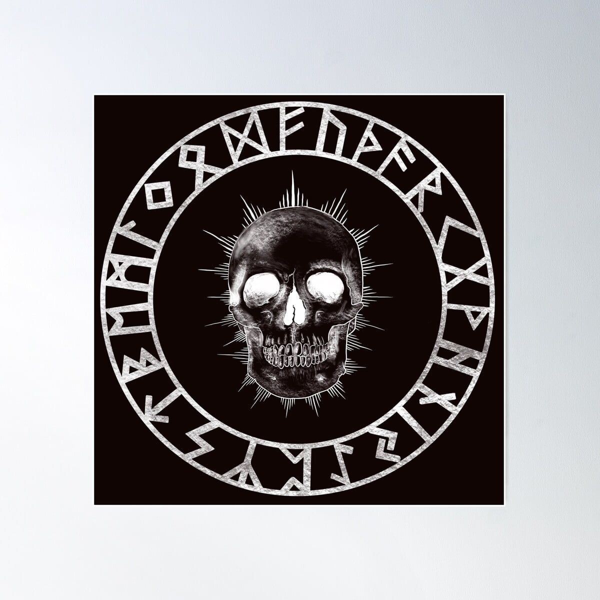 Day Of Rune Poster Wall Art, Modern Wall Decor For Living Room Bedroom ...