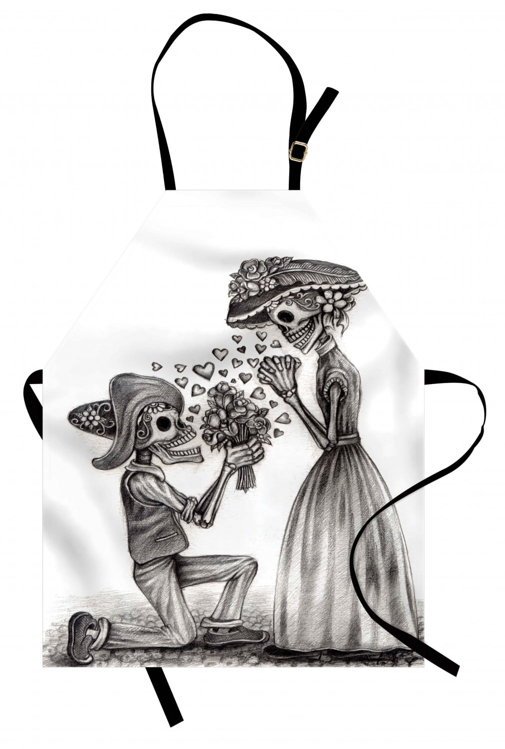 Day Of The Dead Apron Mariage Proposal Till Life Do us Apart Dead Day ...
