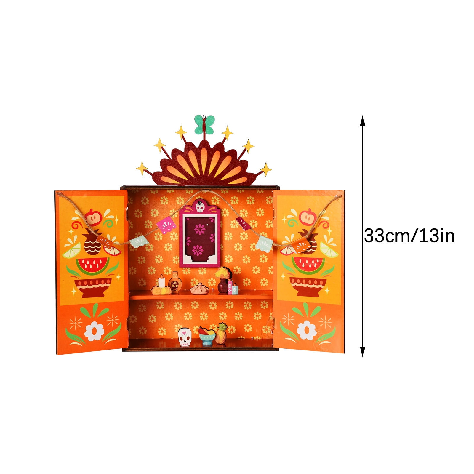 Day Of The Dead Ofrenda Wooden Box Set,Wooden Day Of The Dead Box,Altar ...