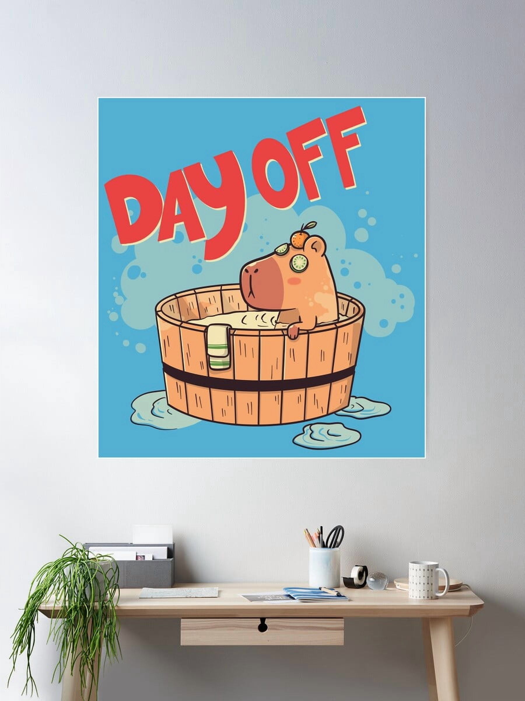 Day Off. Poster Wall Art Modern Wall Decor For Living Room Bedroom Art ...