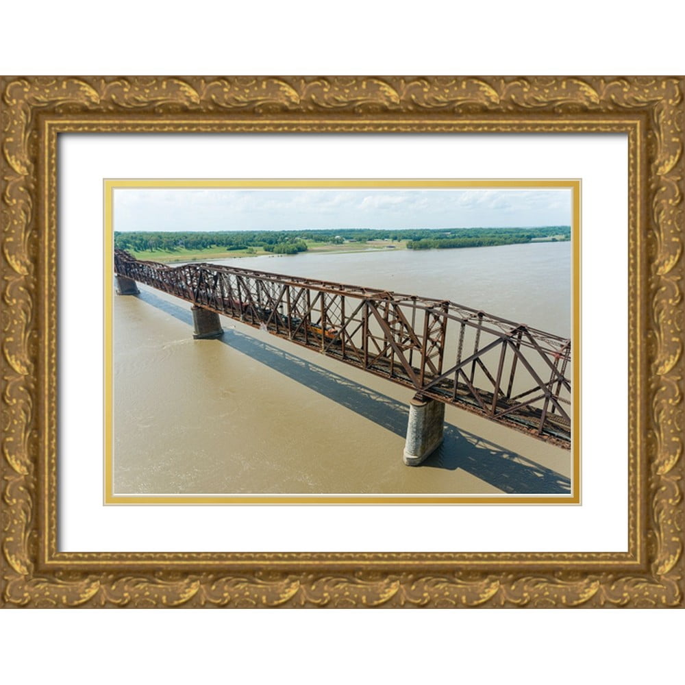 Day, Richard and Susan 24x17 Gold Ornate Wood Framed with Double ...