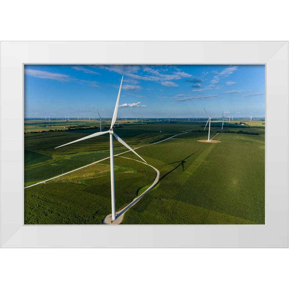 Day, Richard and Susan 24x17 White Modern Wood Framed Museum Art Print ...