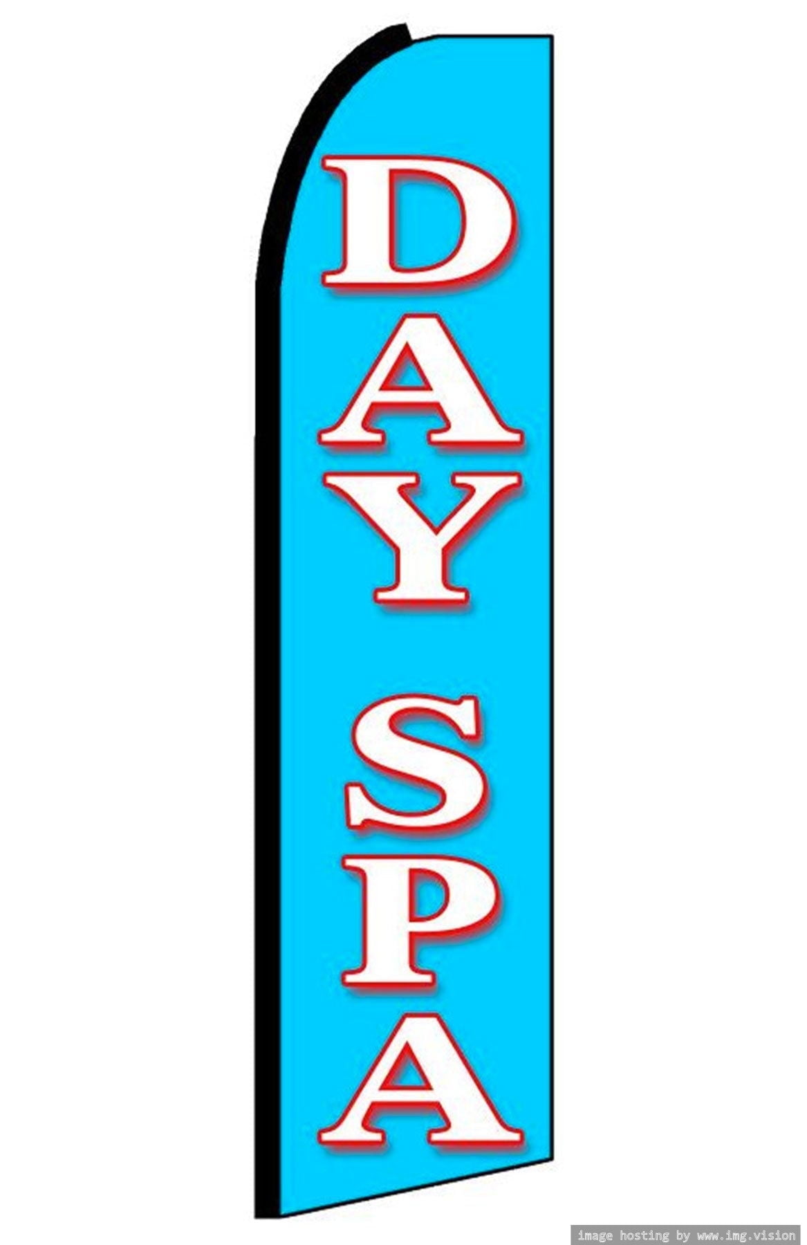 Day Spa Swooper flag Without Pole Advertisement /Business Flags ...
