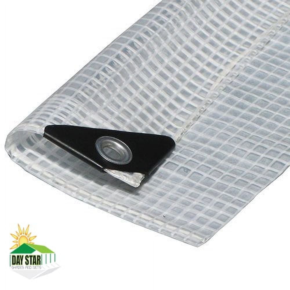 Day Star 5'x7' Heavy Duty Clear Canopy Top, Waterproof Sunscreen Tarp ...