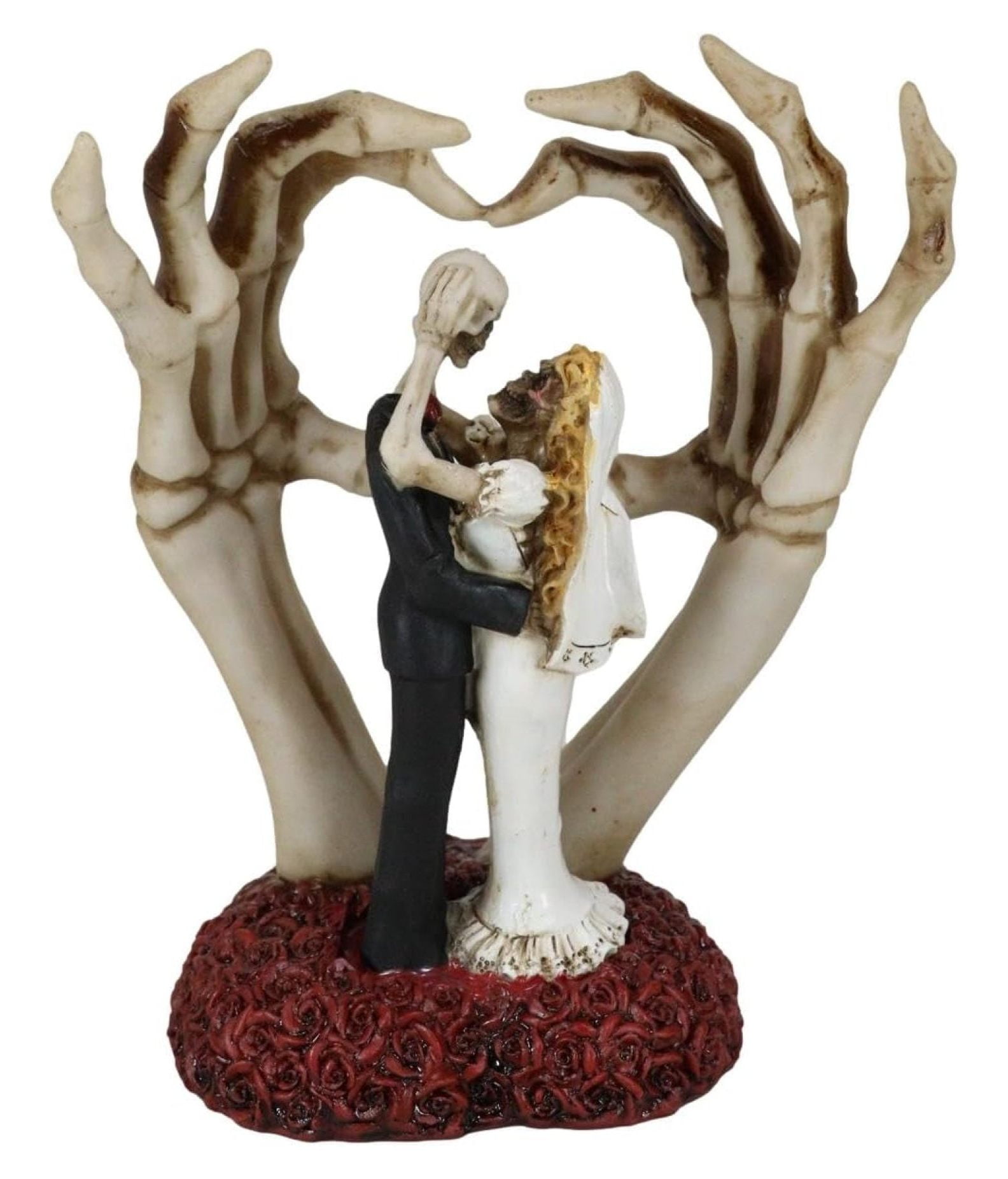 Day of The Dead Eternal Wedding Skeleton Bride and Groom Lovers Posing ...