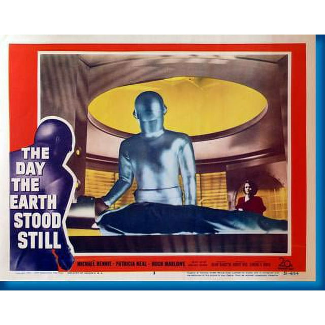 Day The Earth Stood Still The Movie Metal Sign 8inx 12in Print on Metal ...